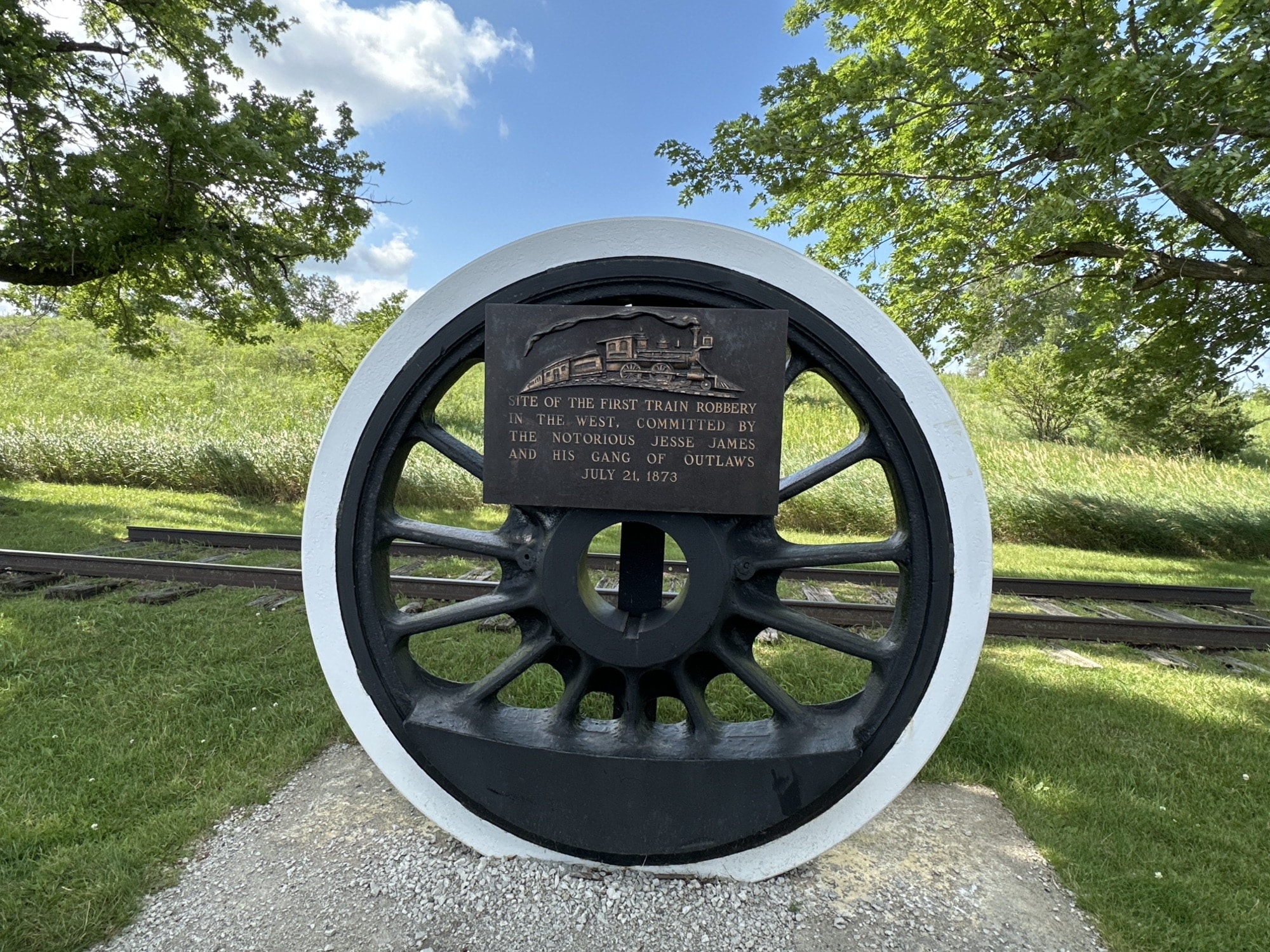 Jesse James’ First Train Robbery: July 21, 1873 - To the place